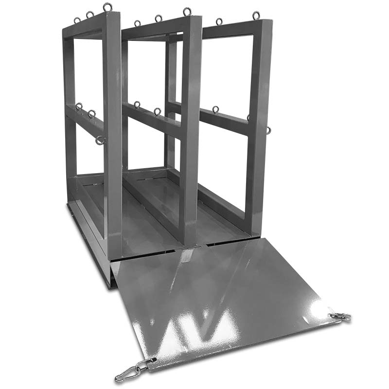 Gas Cylinder Pallet Rack Polyethylene Gas Cylinder Pallet For Four